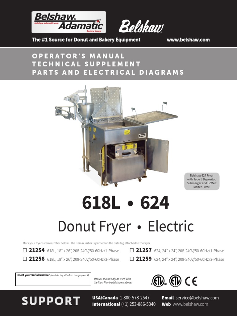 Manual Freidor Belshaw 624 PDF | PDF | Sink | Doughnut