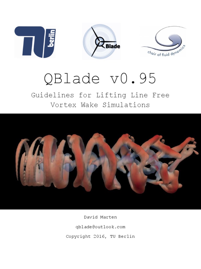 QBlade Guidelines v095 PDF | PDF | Fluid Dynamics | Dynamics (Mechanics)