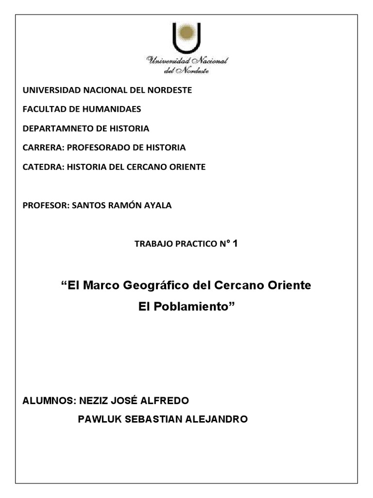 Geografía y Poblamiento del Cercano Oriente | PDF | Montañas | Cerca ...