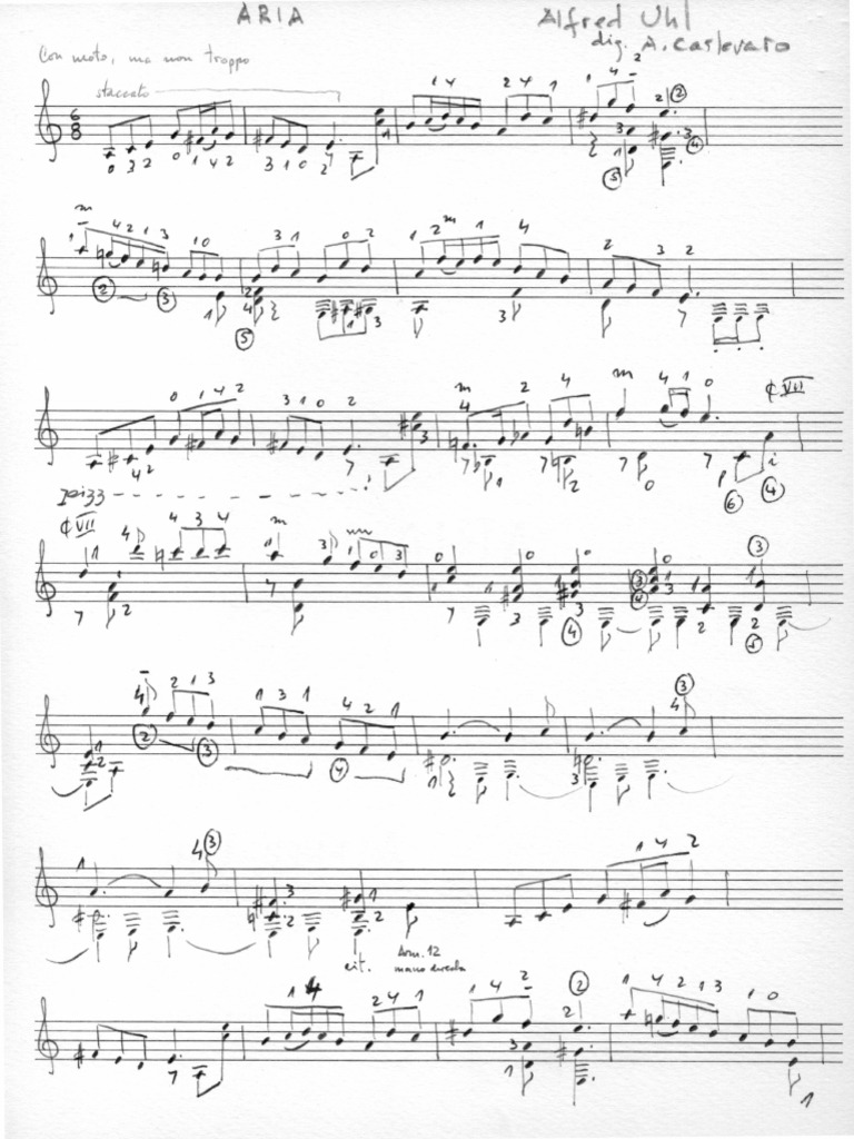 Uhl-Aria (Ms AE) PDF | PDF