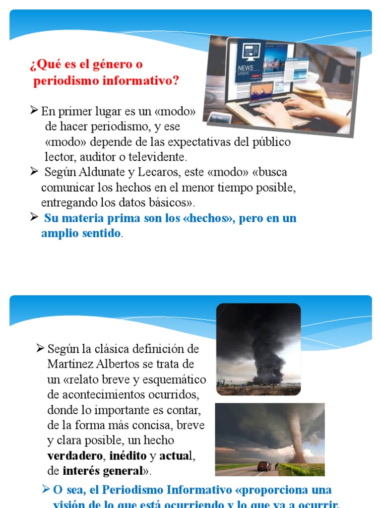 Que Es El Periodismo Informativo | PDF | Periodismo | Comunicación