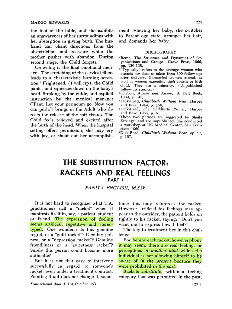 T-1971 - Fanita English - The Substitution Factor - Rackets and Real ...