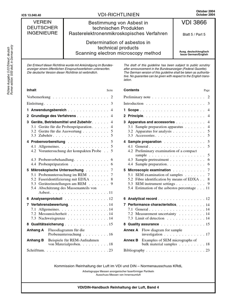 VDI 3866 Blatt-5 2004-10 PDF | PDF