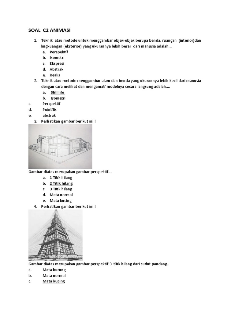 Soal Uspbk C2 | PDF | Seni