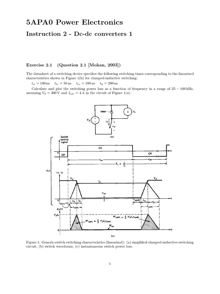 Instructions Exercises 2 | PDF | Force | Electrical Engineering