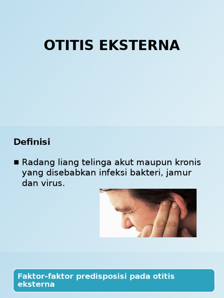 OTITIS EKSTERNA PPT | PDF