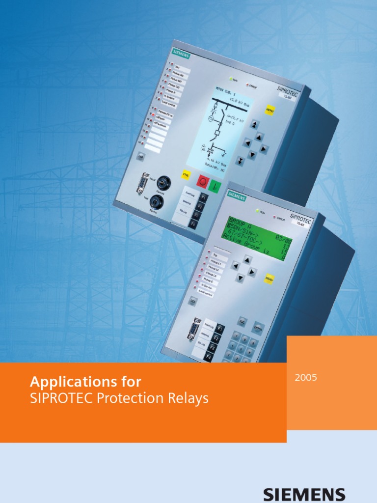 Siemens - Applications For SIPROTEC Protection Relays | PDF | Fuse ...