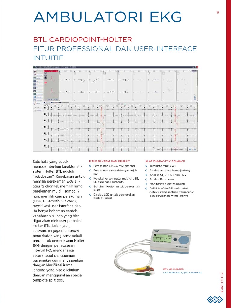 Brosur EKG Holter BTL 08 Holter | PDF