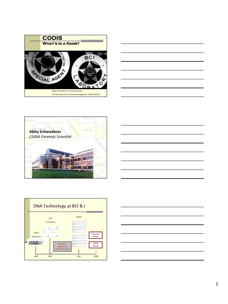 CODIS | PDF | Dna Profiling | Misconduct