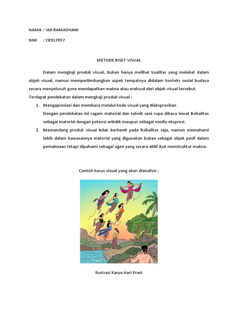 Tugas 1 Metode Riset Visual | PDF