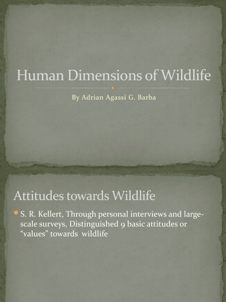 Human Dimensions of Wildlife | PDF | Value (Ethics) | Emotions