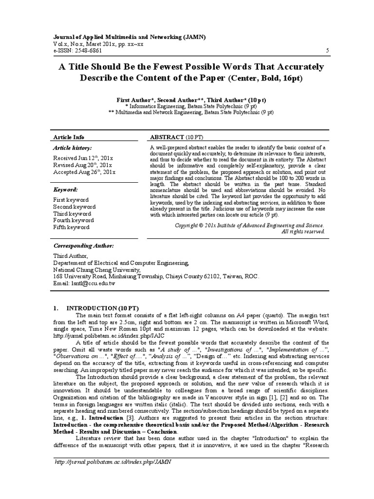 Template Jurnal JAMN | PDF | Power Electronics | Algorithms
