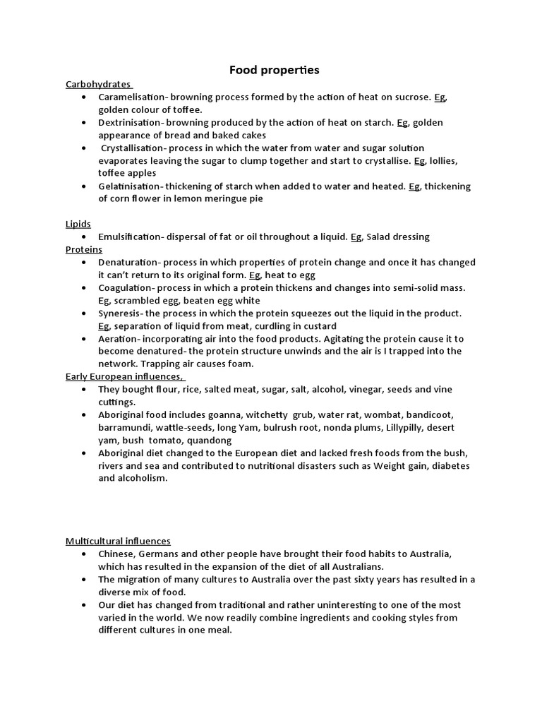 Food Tech Revision | Download Free PDF | Gastrointestinal Tract | Fat