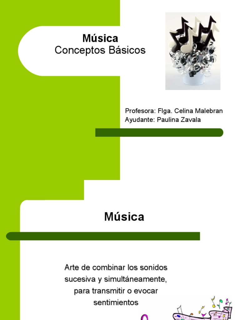 Conceptos Básicos Música | PDF | Composiciones Musicales | Musicología