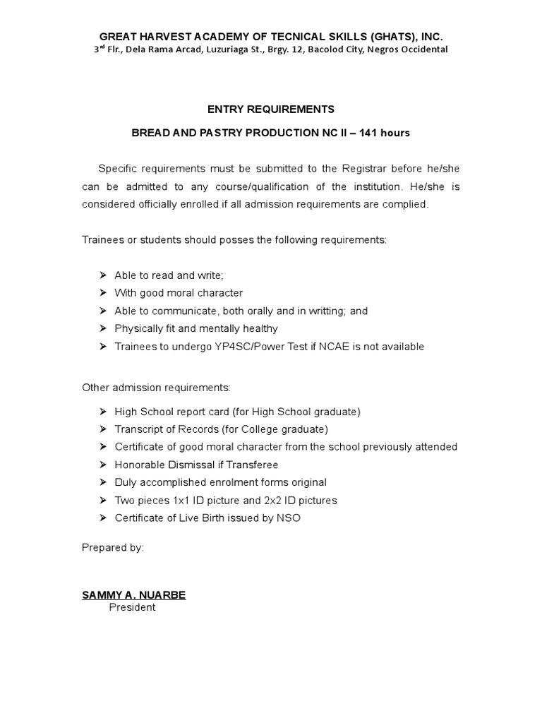 BPP - Entry Req. and Rules On Attendance | PDF