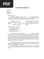 Draft Contoh CCO Dan Justifikasi Teknis | PDF | Teknologi & Rekayasa