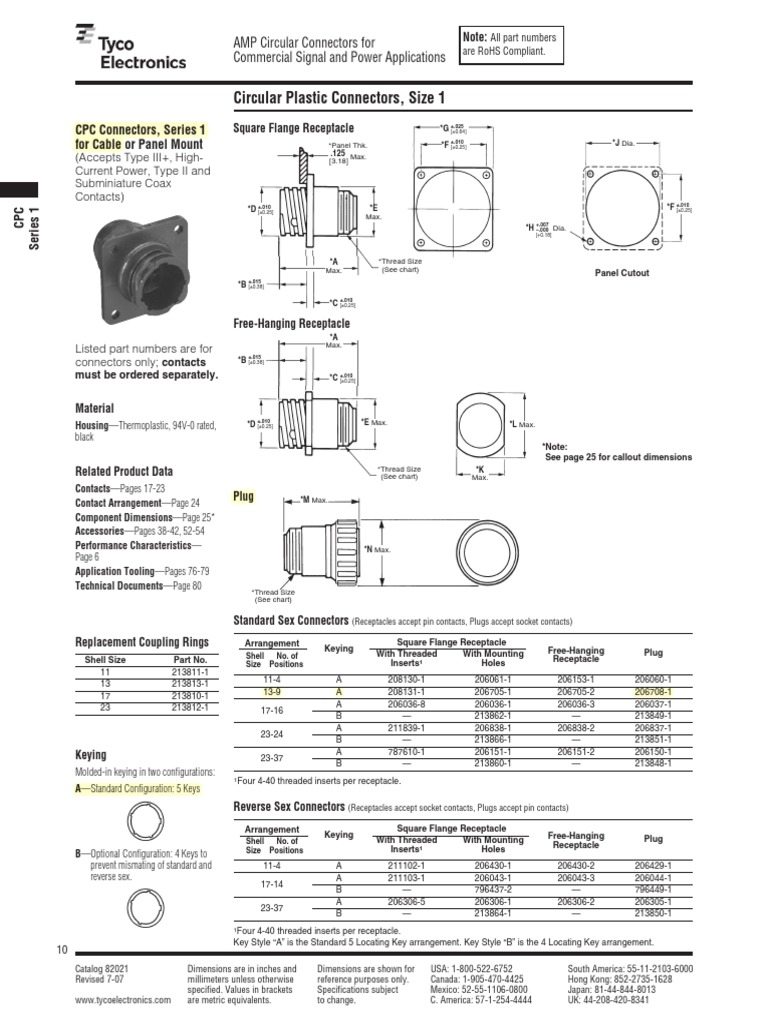 AmpConectorsExtracto PDF | PDF | Electrical Connector | Components