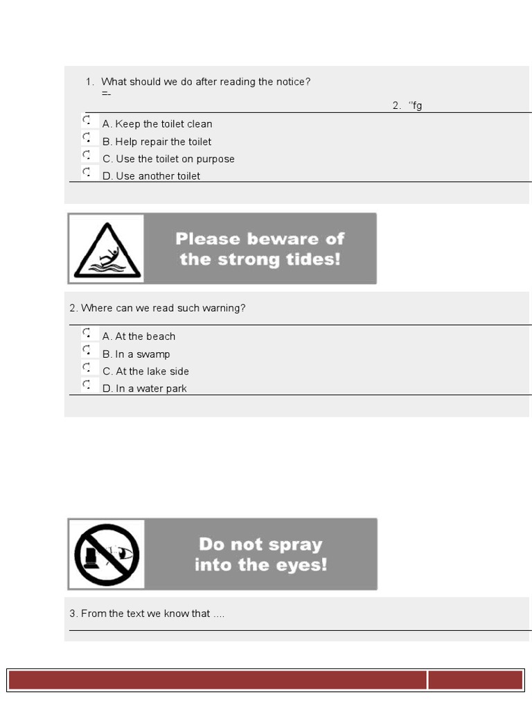 Notice Caution Warning | PDF