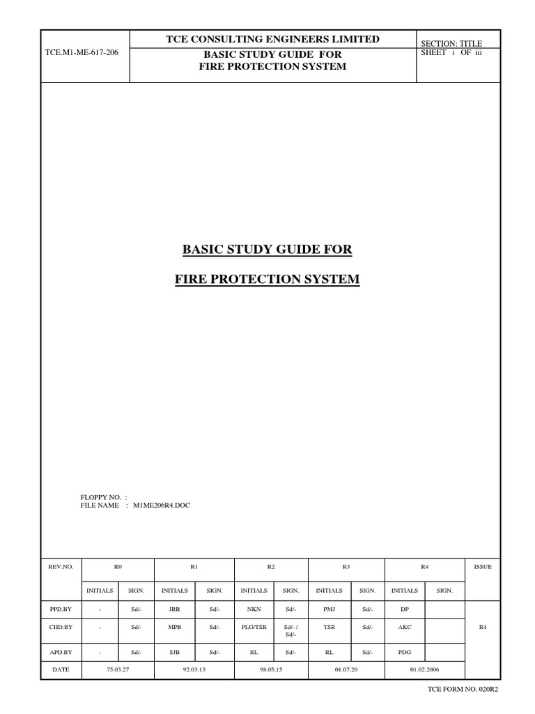 Fire Protection System PDF | Download Free PDF | Fire Sprinkler System ...