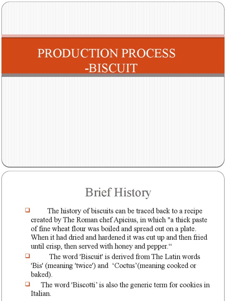 Biscuit Production Process