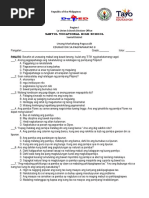 ESP - Grade 8 Periodical Exam | PDF