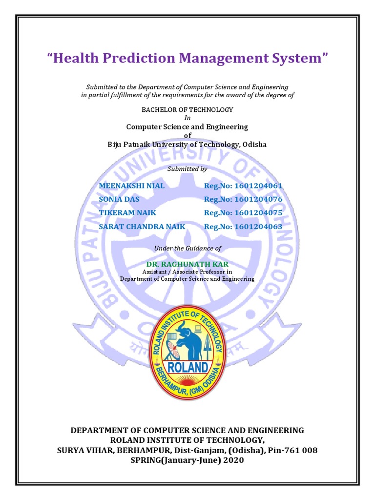 Health Prediction Management System PDF | PDF | Internet Protocol Suite | Network Socket