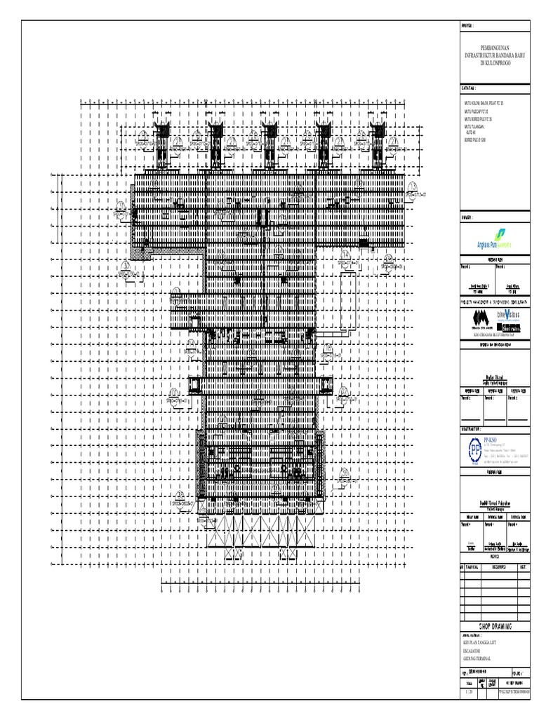 SR00-0900-00 Key Plan Tangga Lift Escalator-Denah Pembalokan LT - Dasar ...