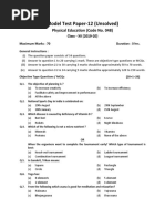 Class-11 P.E Set - 1 Exam Paper CH - 1, 2 & 3 | PDF | Disability ...