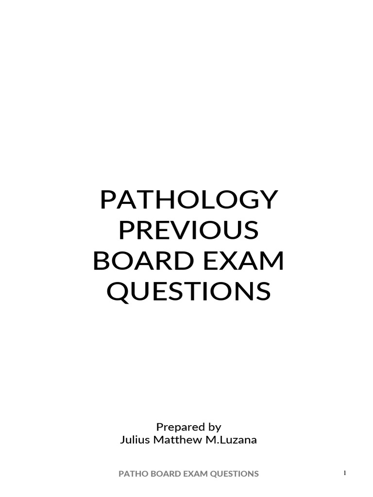 Pathology Board Questions PDF | PDF | Lung | Pneumonia