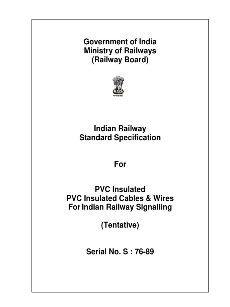 Irs S 76-89 PDF | PDF | Insulator (Electricity) | Electrical Conductor