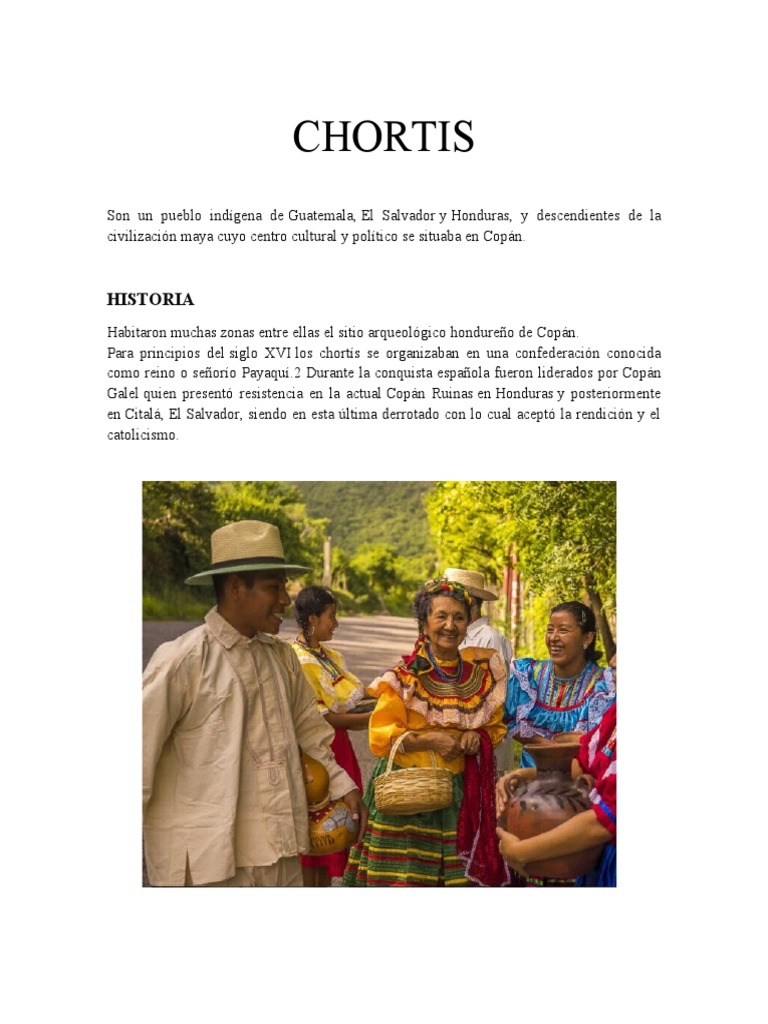 Vestimenta y cultura de los Chortis | PDF | Ropa | Religión y creencia