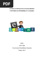 Panduan Elearning | PDF