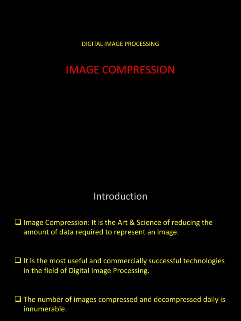 10b ImageCompression PDF | PDF | Data Compression | Codec