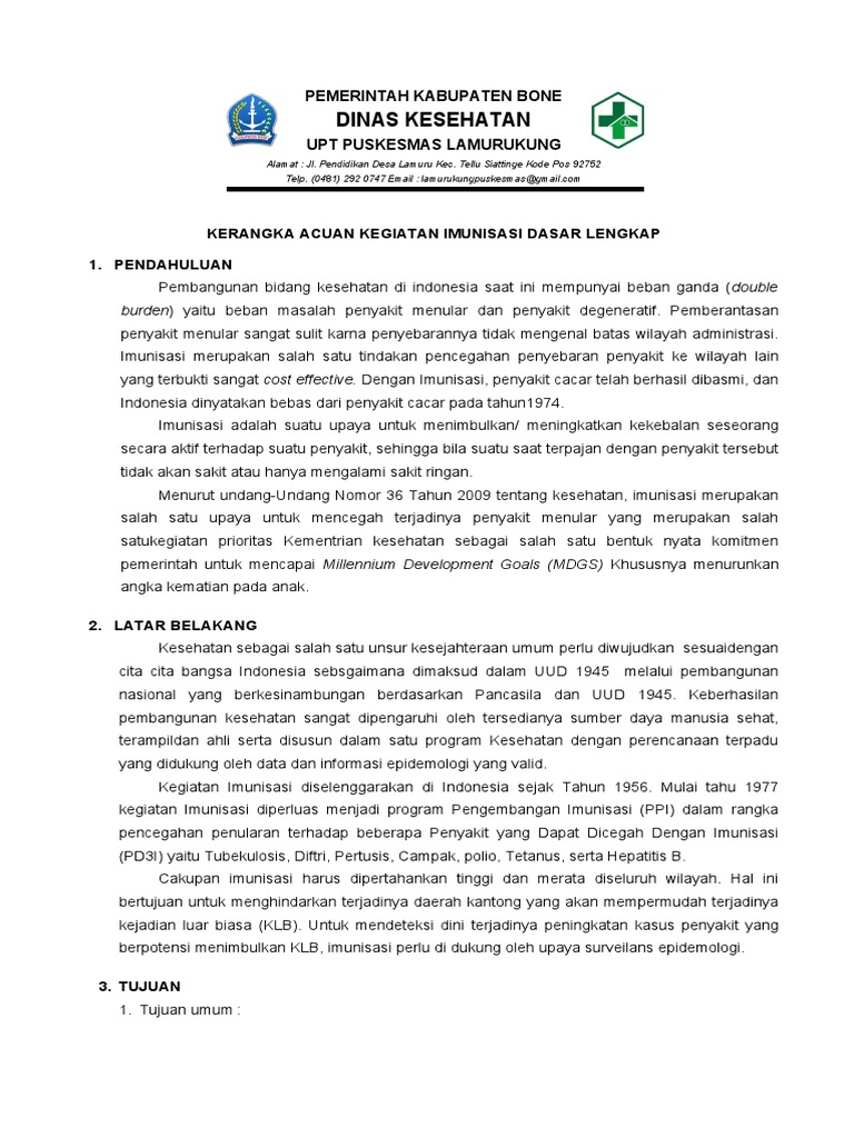 Kerangka Acuan IDL 2020 | PDF