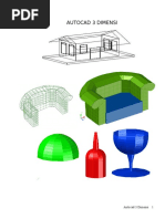 Cara Membuat, Menggambar Baut 3D Di AutoCAD - Teknik AutoCAD | PDF ...