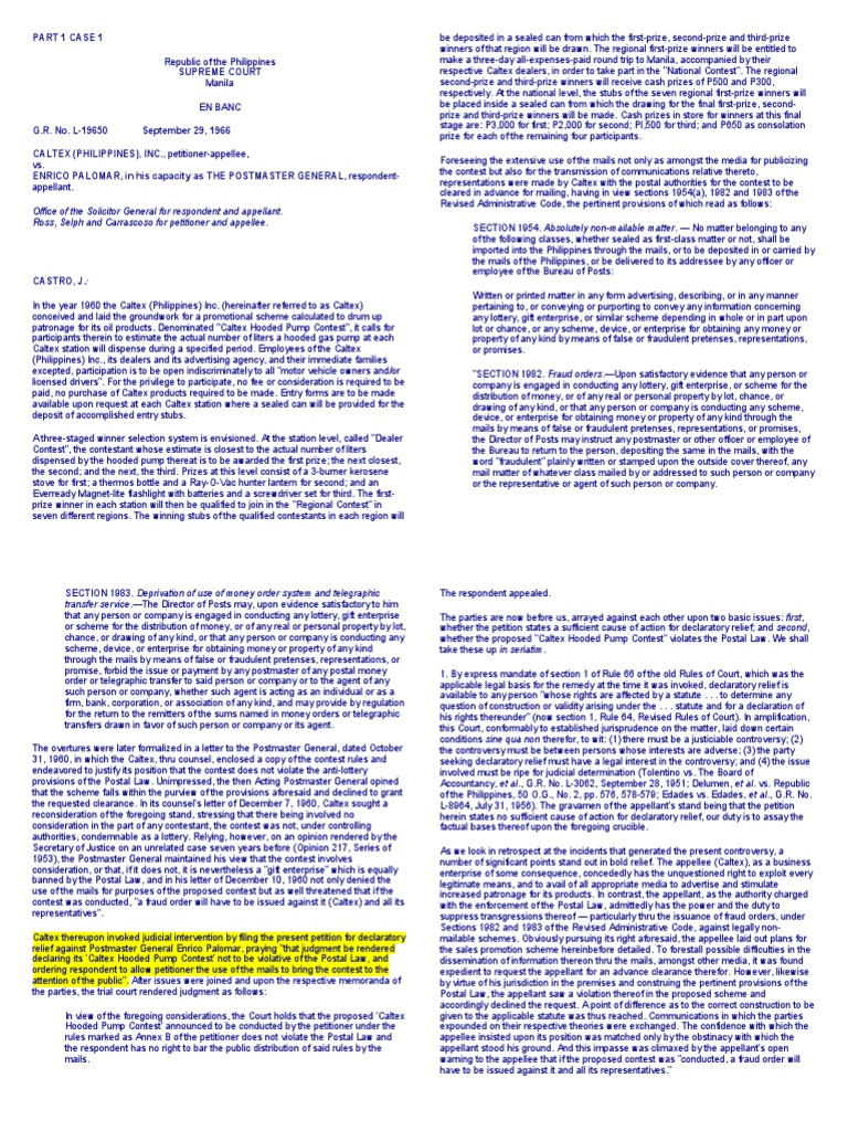 StatCon Part 1 2 Cases | PDF | Justice | Crime & Violence