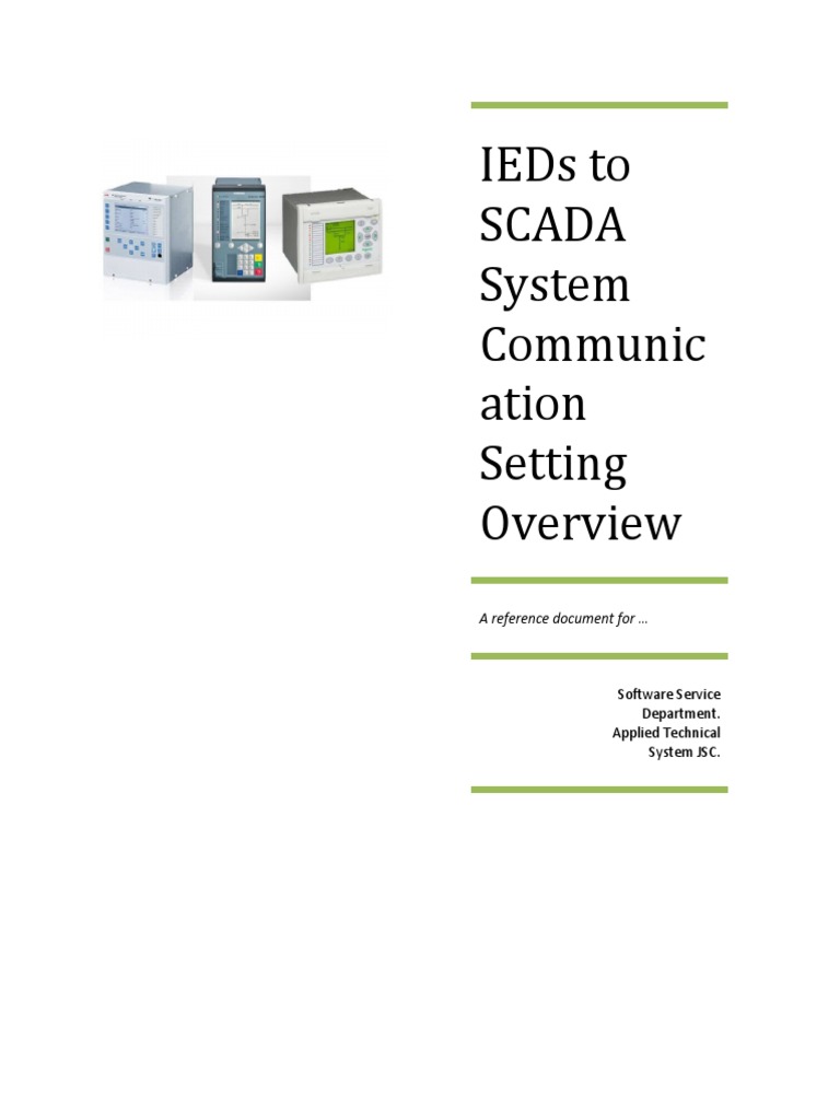 Setting IED Communication - Overviews | PDF