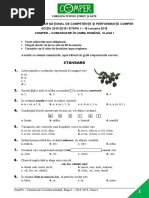 Subiect Comper Mate EtapaN 2022 2023 ClasaII | PDF
