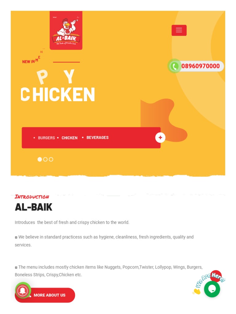 Al-Baik Corporate Office - Albaik - Al Baik Franchise India | PDF ...