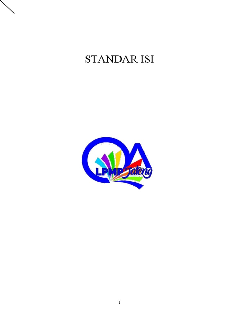 Isi Catatan Mutu (Form) Standar Isi | PDF