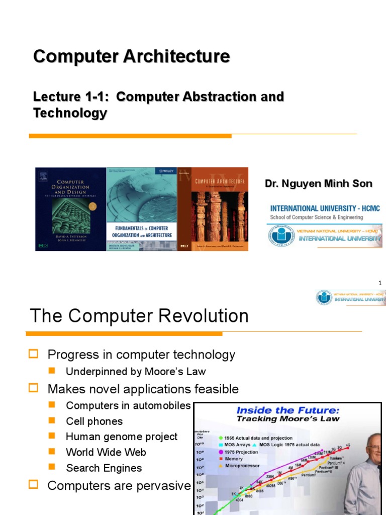 Son-CA - Lec1 - 1 - Computer Abstraction and Technology | PDF ...