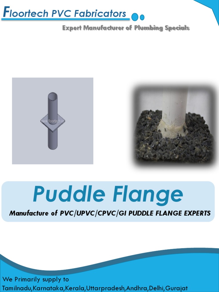 Puddle Flange | PDF | Polyvinyl Chloride | Plumbing