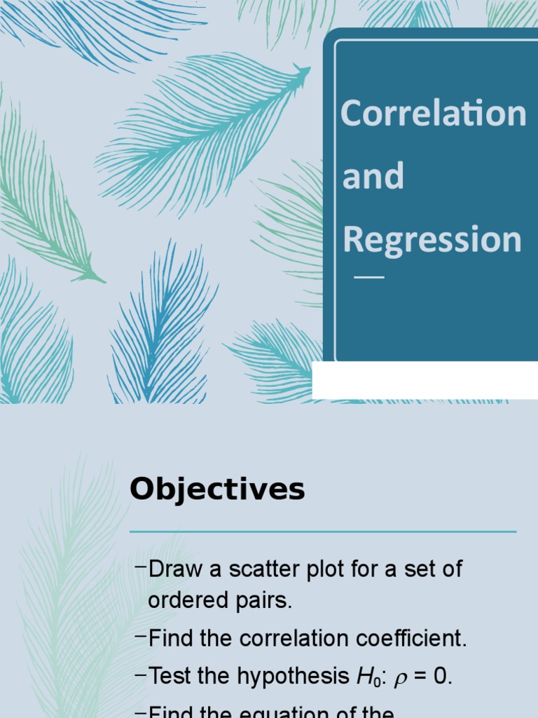 11-Correlation Regression | PDF | Correlation And Dependence | Regression Analysis