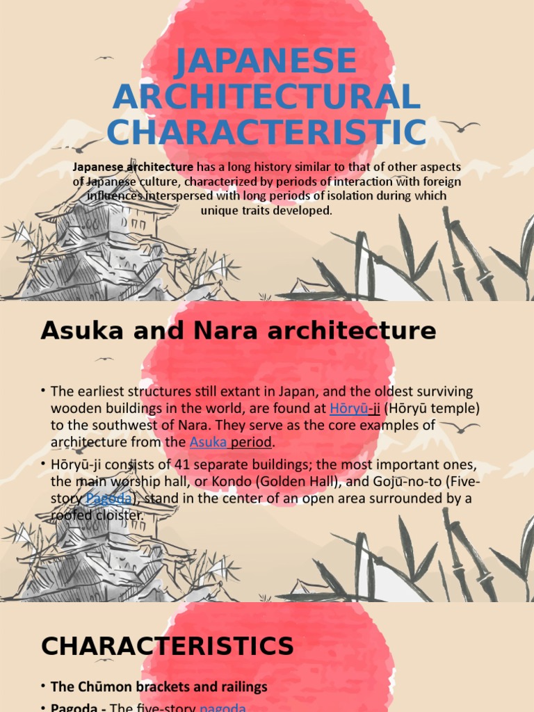 Japanese Architectural Characteristic | PDF | Japan | Shintoism