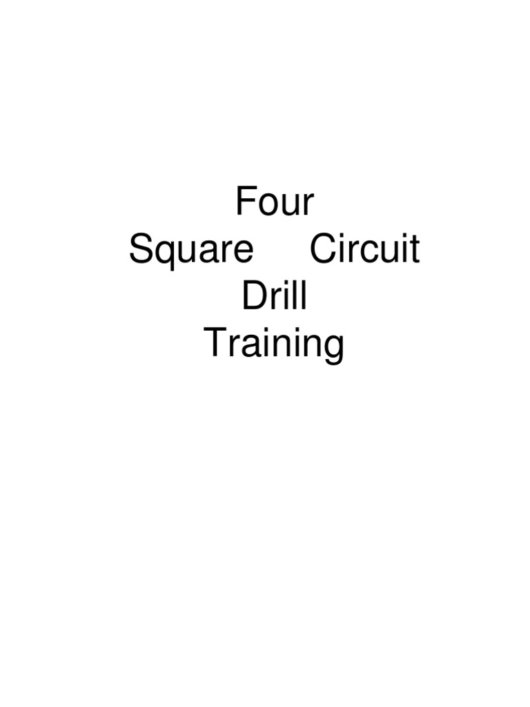 Four Square Circuit Training Guide | PDF