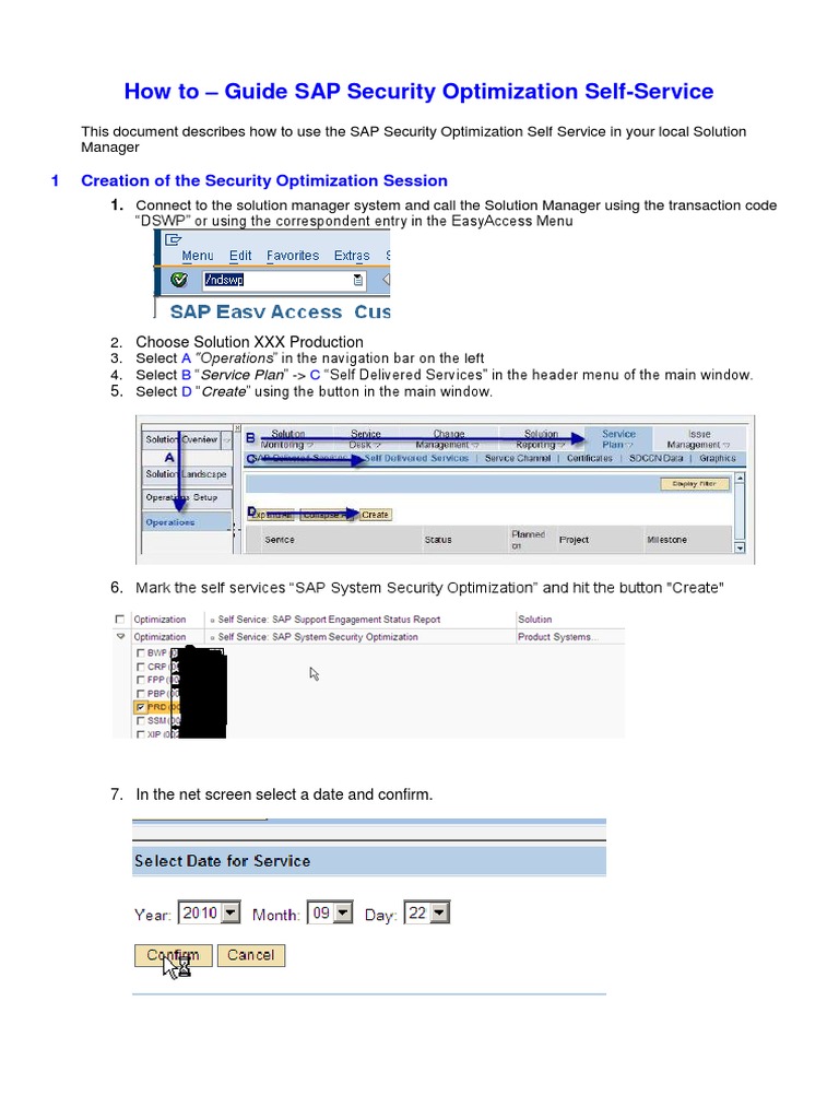 SAP Security Optimization Guide | PDF | Button (Computing) | Menu ...