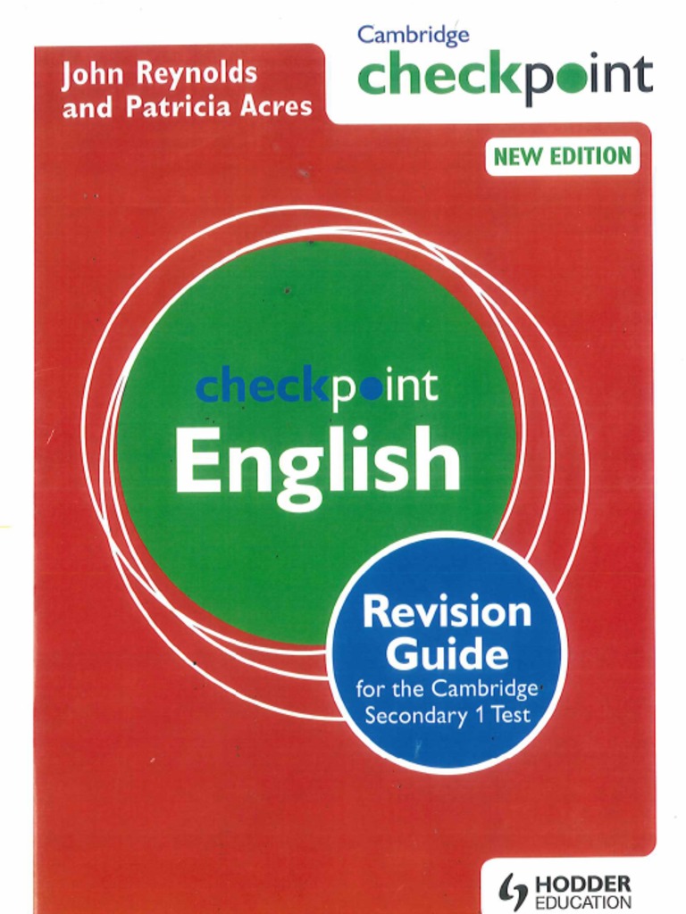 English Checkpoint 1-3 Revision Guide | PDF