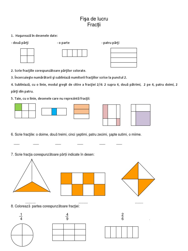 Fisa Fractii | PDF