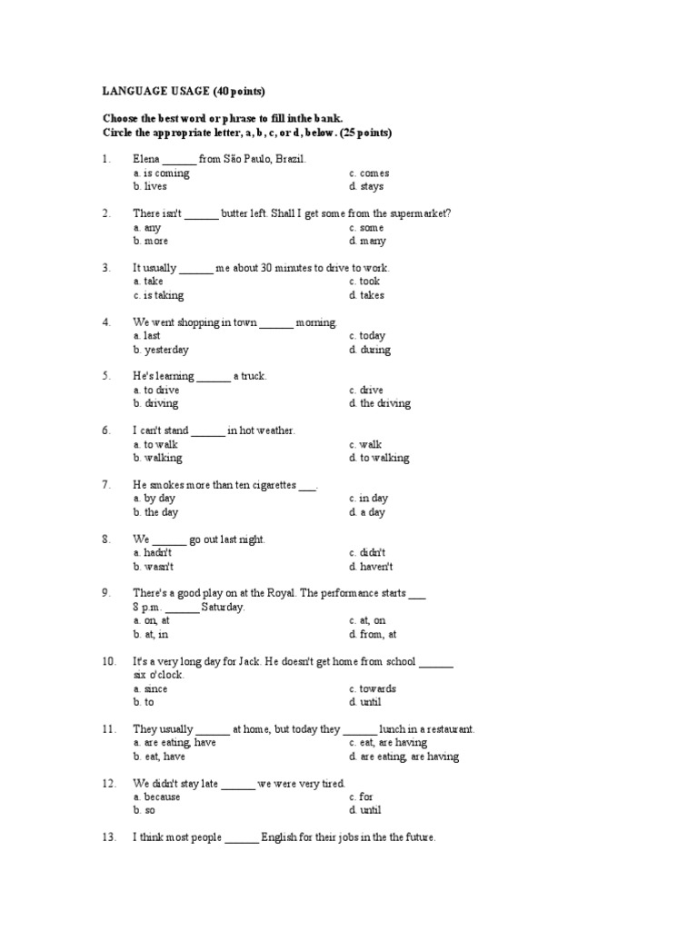 Progress Check Intermediate | PDF