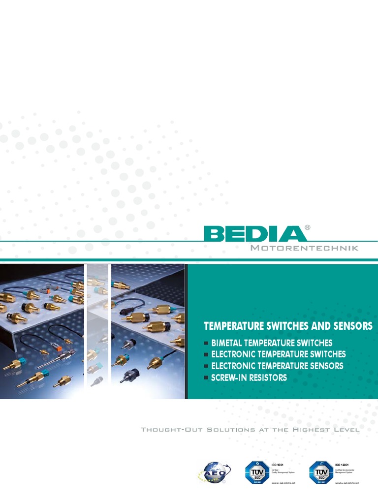 BEDIA Temp en PDF | PDF | Electrical Connector | Switch